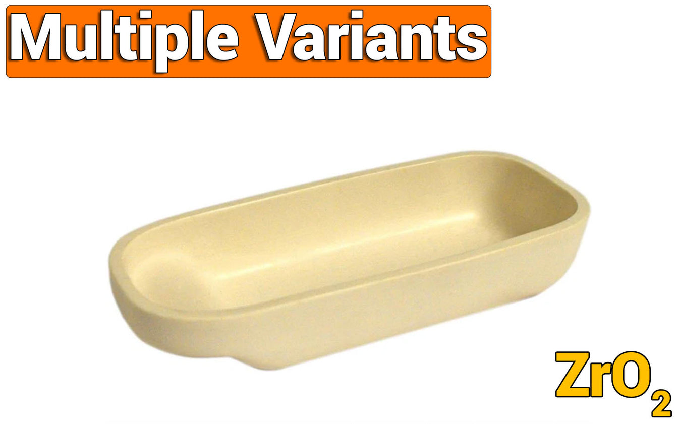 Zirconia (ZrO2) Boat Crucible – MTI Online Store