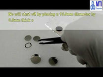 Hydraulic Crimper for All Types of Coin Cells with 100 Pcs CR2032 Case ...
